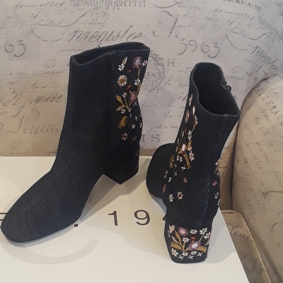 Cato | Shoes | Blue Denim Booties | Poshmark